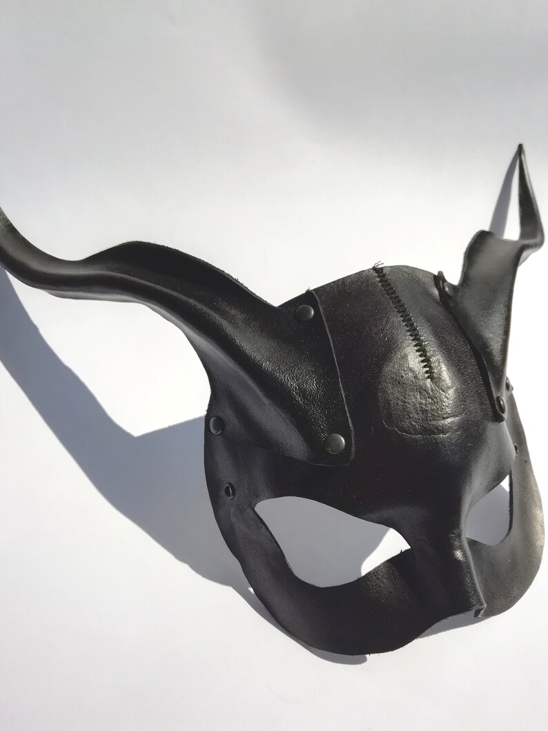 Leather Mask. Maleficent Mask - Etsy