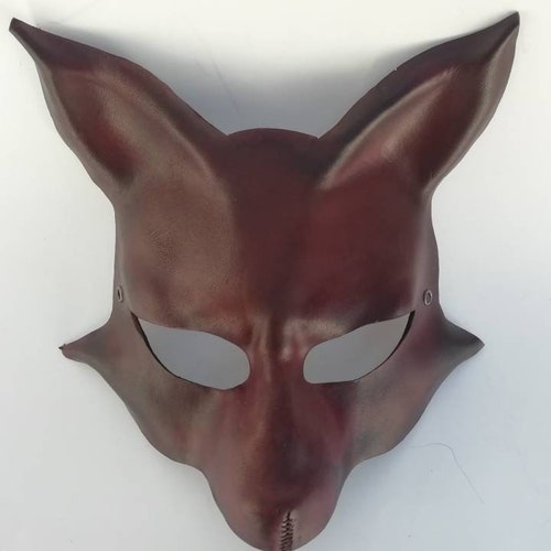 Fox Mask. Fox Mask. Leather Mask | Etsy