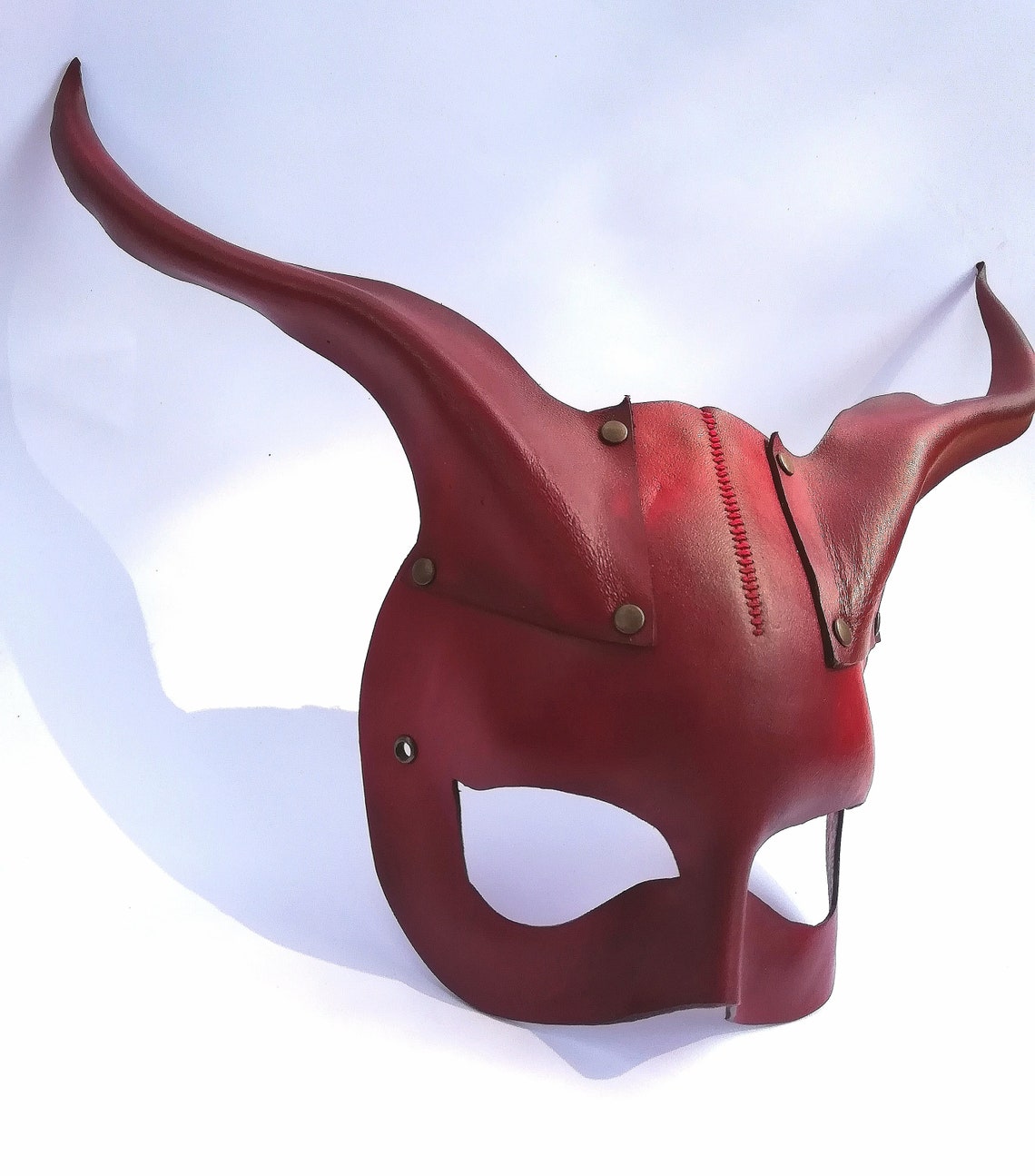 Leather Mask. Maleficent Mask - Etsy