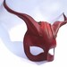 Leather Mask. Maleficent Mask - Etsy