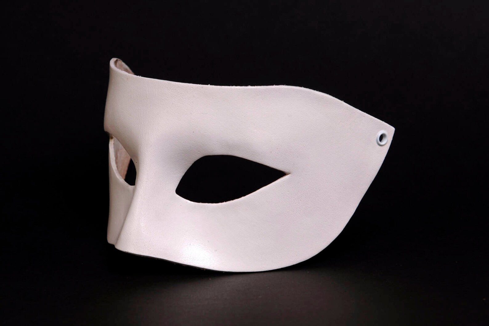 White Venetian Mask, White Venetian Mask, White Columbine Masquerade ...