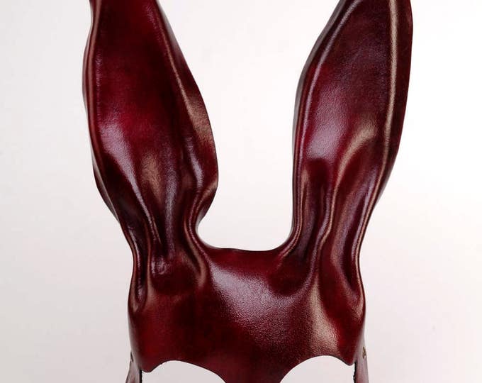 Rabbit Mask Made of Leather, Donnie Darko Mask - Etsy