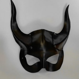 DIABLO Mask. Leather Evil Mask. Leather Mask. Mask of Bull - Etsy