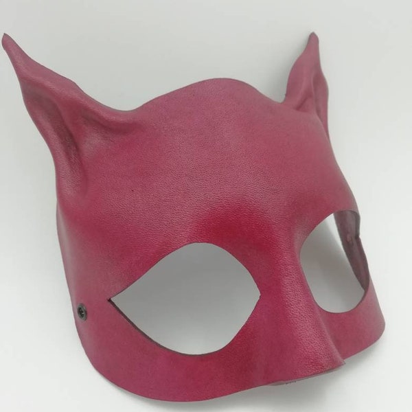 Leather Cat Mask - Etsy