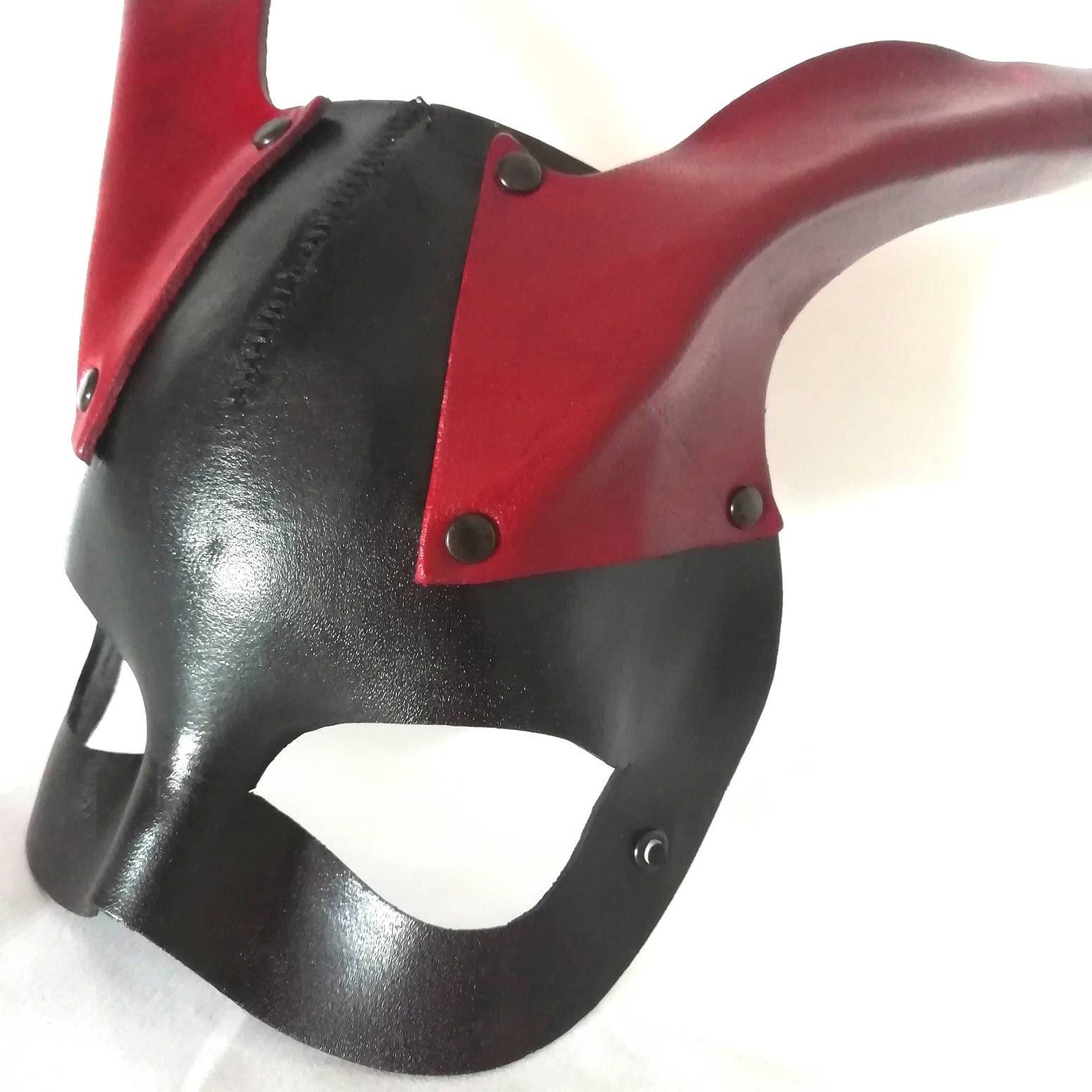 Leather Mask. Maleficent Mask - Etsy