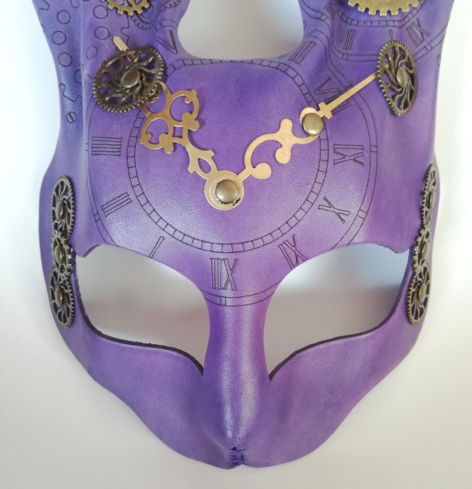 Steampunk Rabbit Mask Made of Leather. Steampunk Mask. Rabbit - Etsy UK