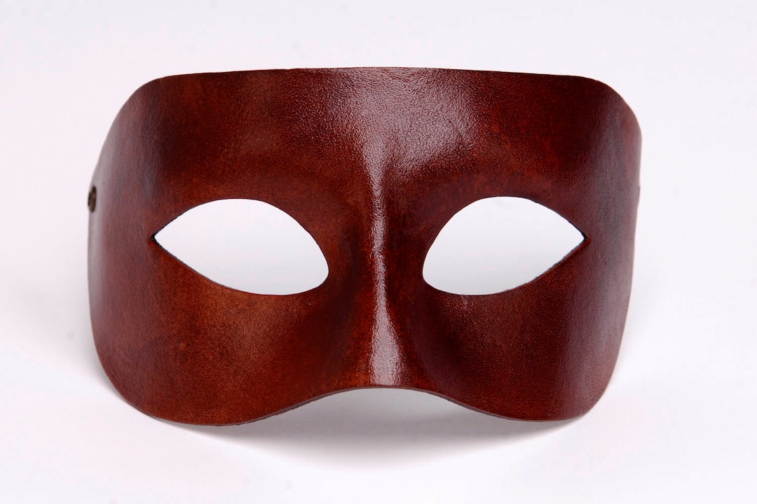 Brown Venetian Mask, Brown Venetian Mask, Brown Columbine Masquerade ...