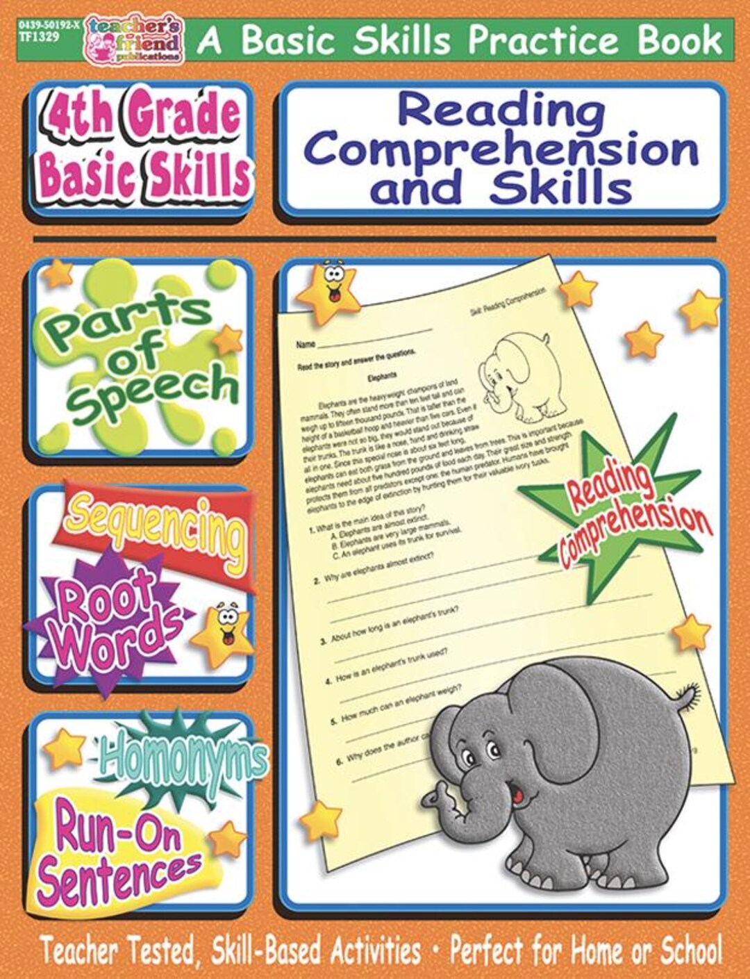 4th Grade Reading Comprehension Workbook | Kids Printable PDF | Reading Skills & Literacy ...