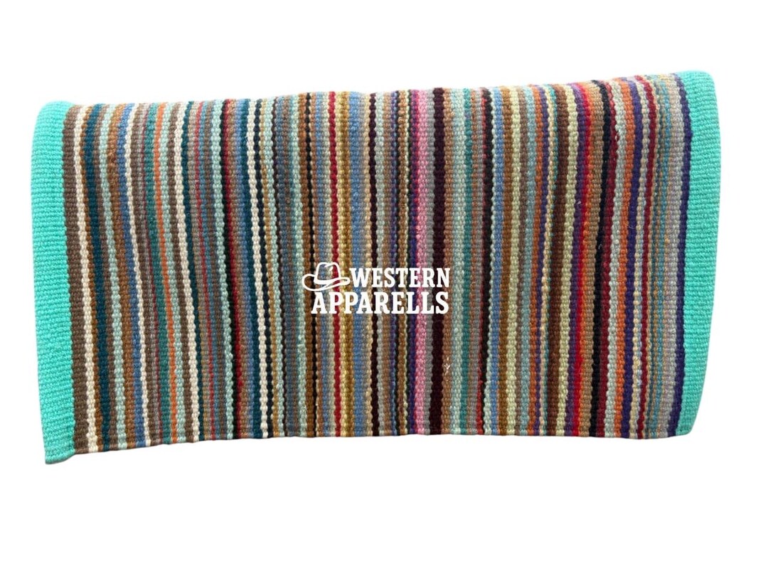 Handmade Wool Western Ranch Pad – Custom Show Saddle Blanket - Etsy