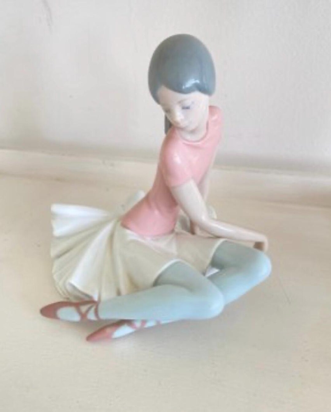 Lladro “shelley Pink Ballerina” Porcelain Figurine #1357 - Retired ...