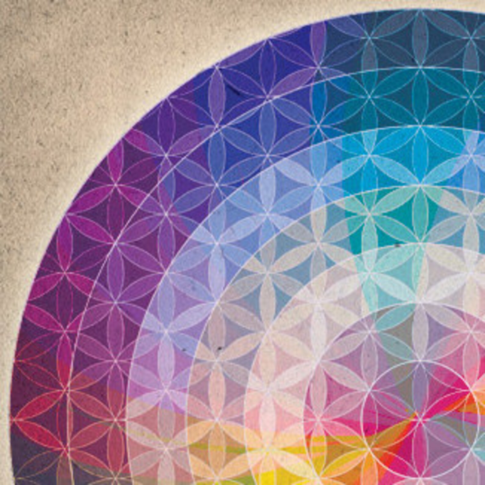 Flower of Life Mandala - Etsy