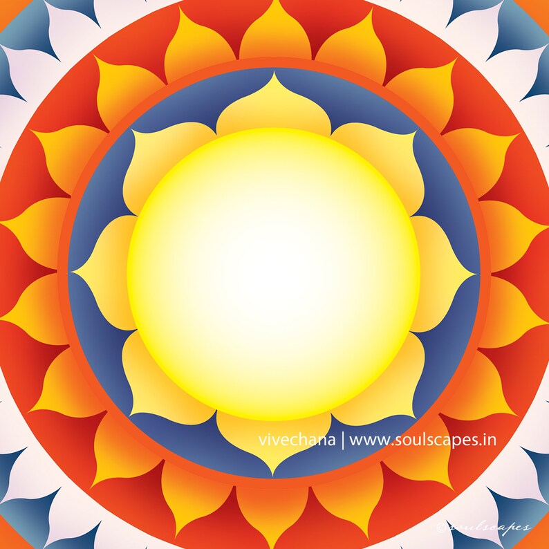 Goddess Sarvamangala (all Auspicious) Yantra Giclee Canvas Art Print - Etsy