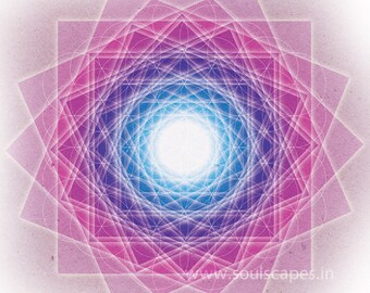 Metatron Mandala Giclee Art Canvas Print | Etsy