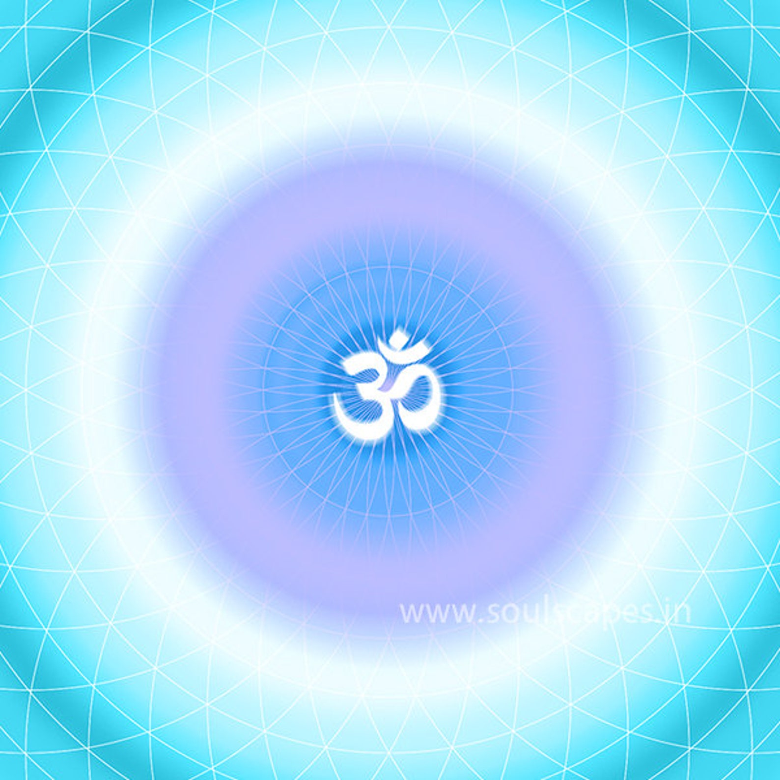 Aum Healing Mandala Giclee Art Canvas Print - Etsy