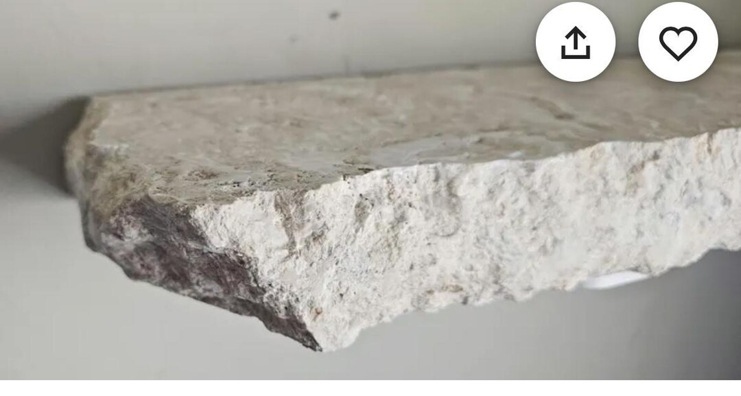 Custom Travertine Shelf for Shaine- W340mm by L795mm and D100mm - Etsy