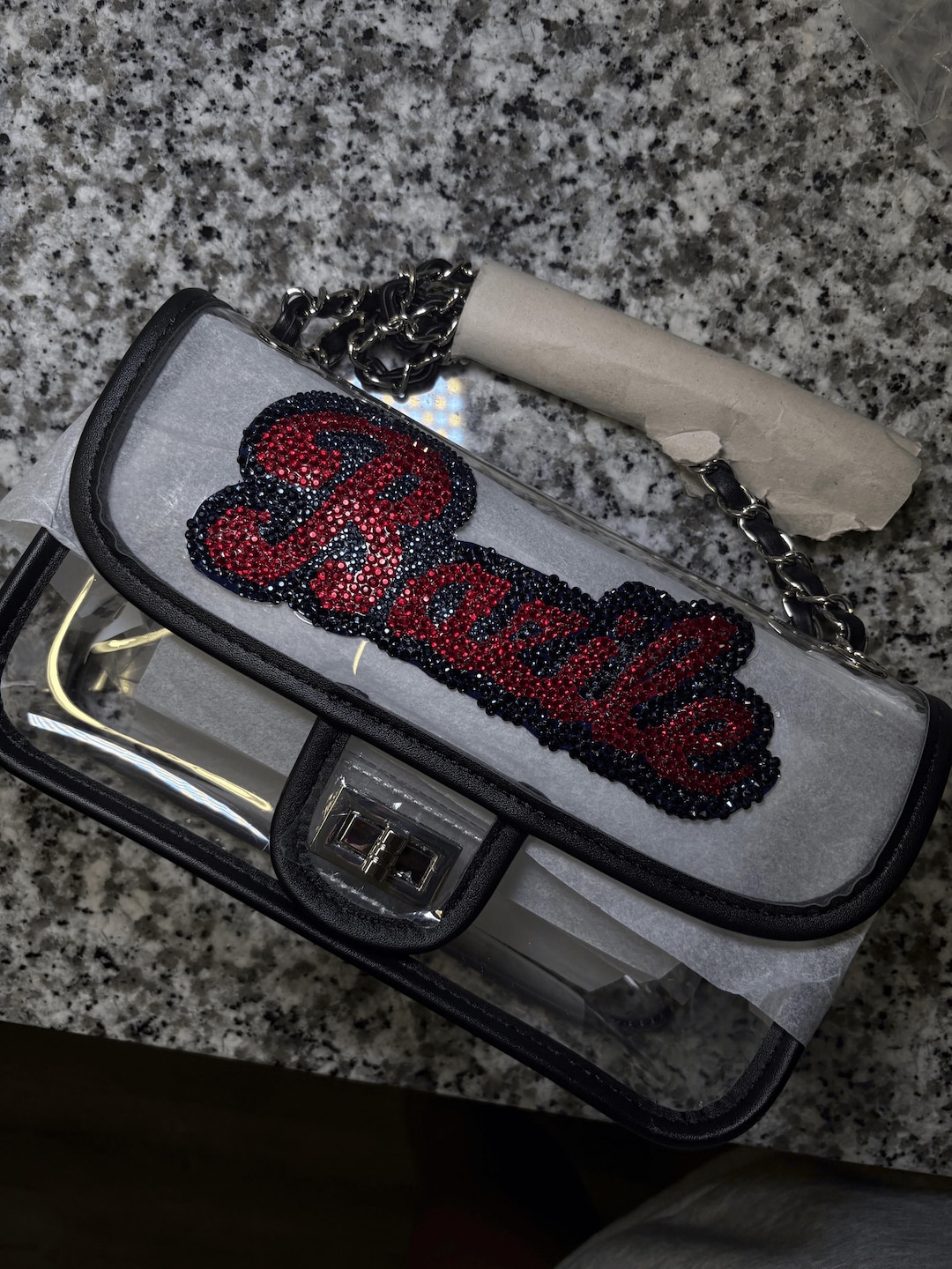 Personalized Clear Stadium Purse - Etsy