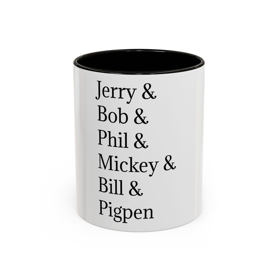 Grateful Dead Classic Lineup Band Member Names Colorful Personalized ...