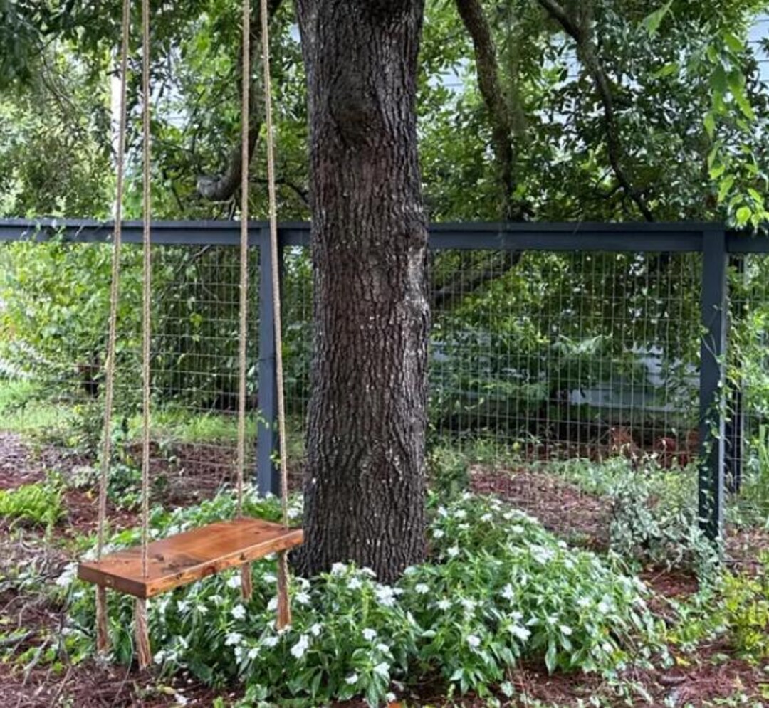 Handmade Rustic Tree Swing | Porch Swing | Outdoor Kitchen/bar Swing ...