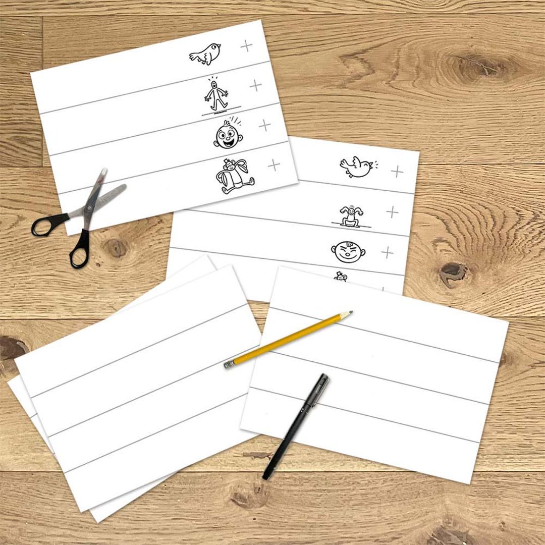 Printable Mini Flip Books – Set of 4 Fun Animations + 4 DIY Activities ...