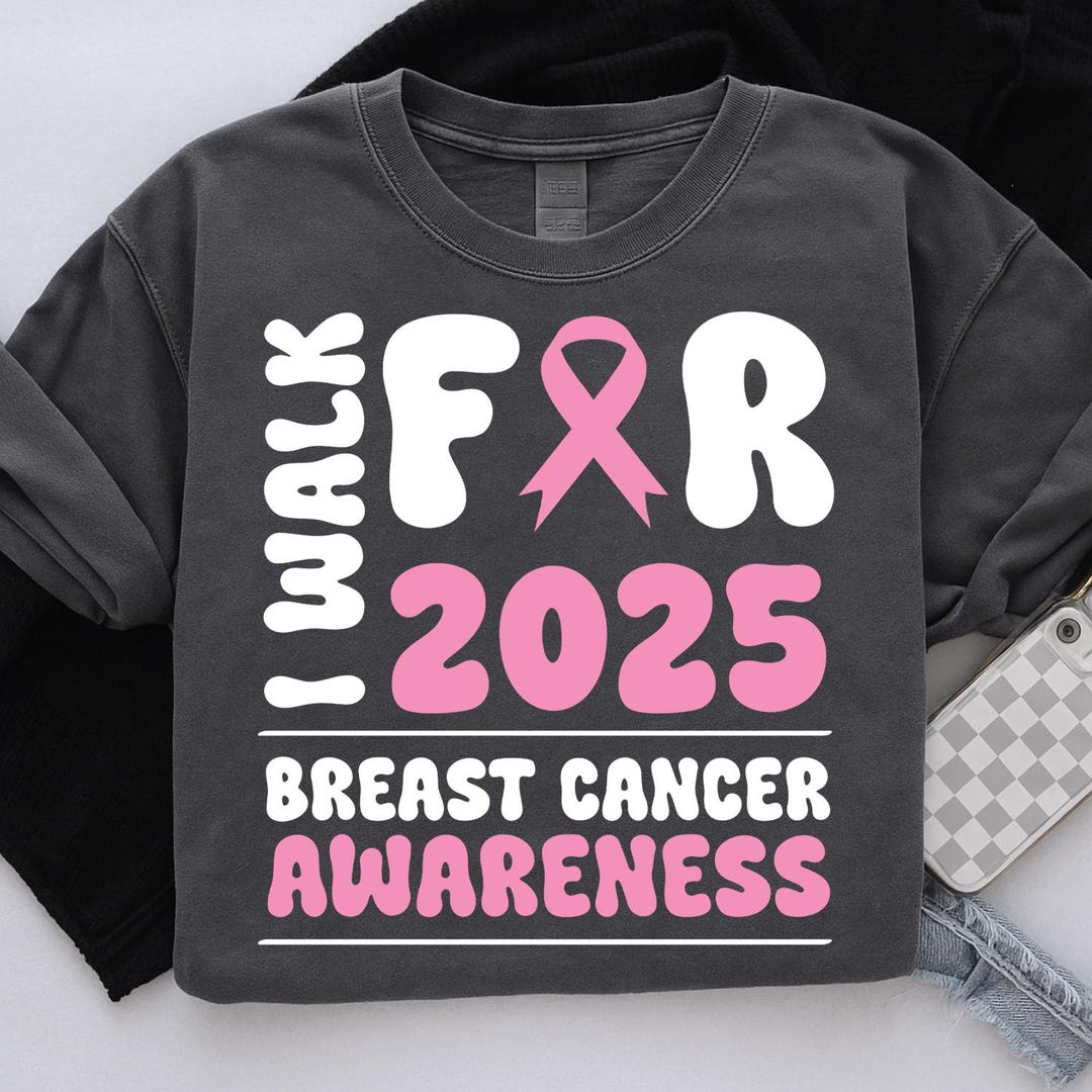Breast Cancer Awareness 2025 PNG Design (digital Download) - Etsy