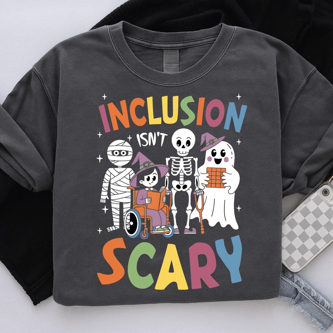 Inclusion Isn't Scary Png, SLP Halloween Png, Sped Teacher Png ...
