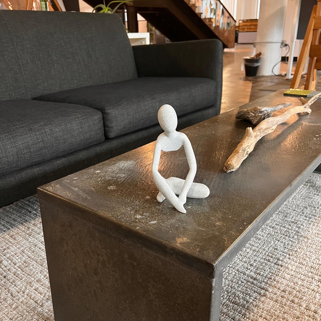 The "serenity" – Minimalist Sculpture of Tranquility Statue - Etsy