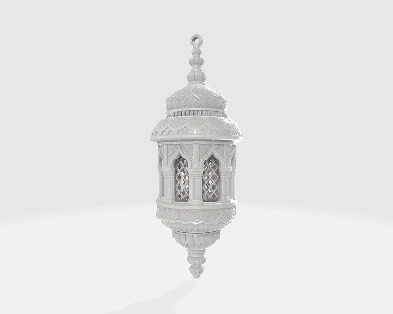 Lantern STL File, 3D Print Model, Ornate Islamic Lamp, Ramadan ...