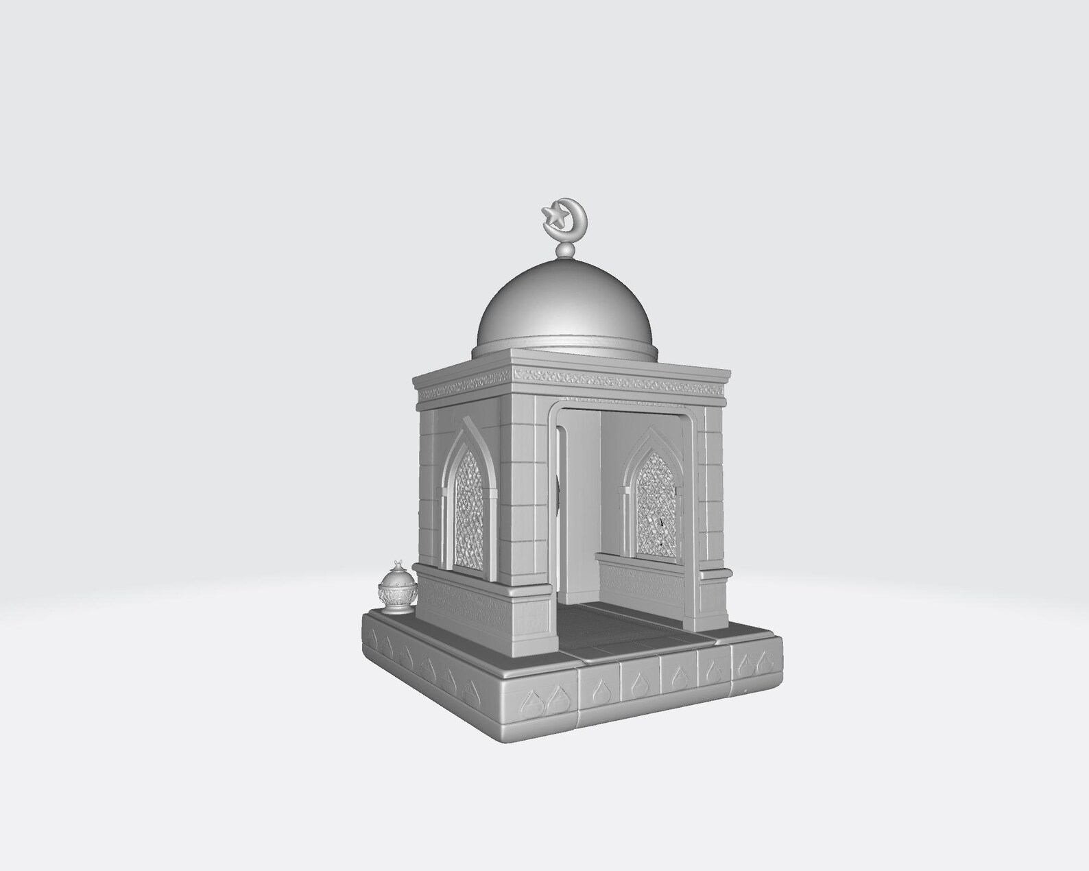 Ramadan Mosque STL 3D Print File, Islamic Decor Figurine, Cute Muslim ...