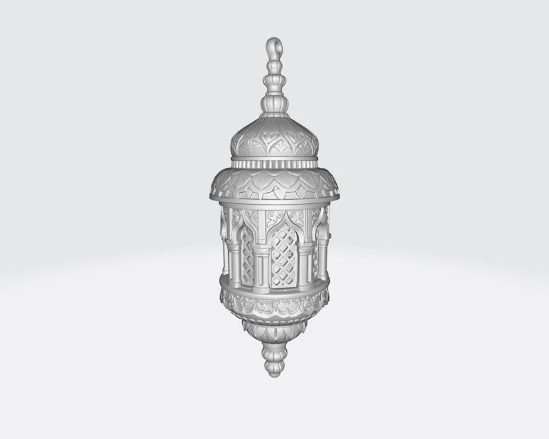 Lantern STL File, 3D Print Model, Ornate Islamic Lamp, Ramadan ...