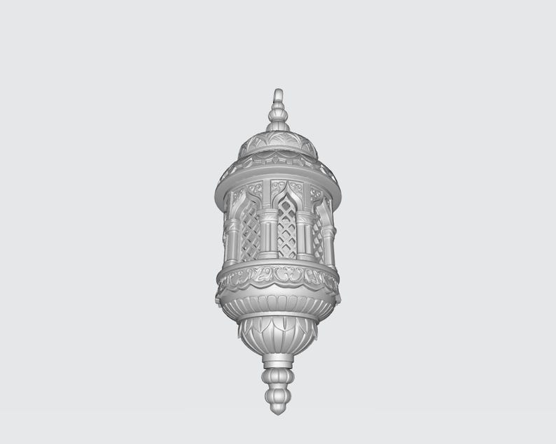 Lantern STL File, 3D Print Model, Ornate Islamic Lamp, Ramadan ...