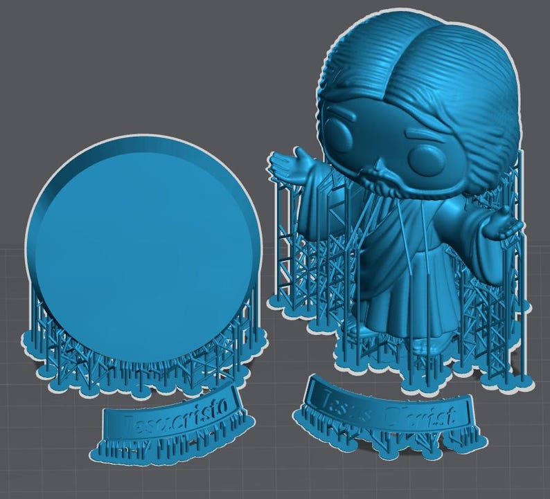 Jesus Christ - Jesucristo - Funko Style STL - Catholic 3D Print File ...