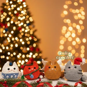 Crochet Christmas Amigurumi Ornament Crochet Set , Light Bulb, Angel ...