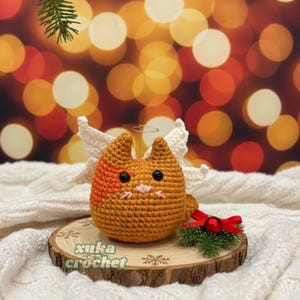 Crochet Christmas Amigurumi Ornament Crochet Set , Light Bulb, Angel ...