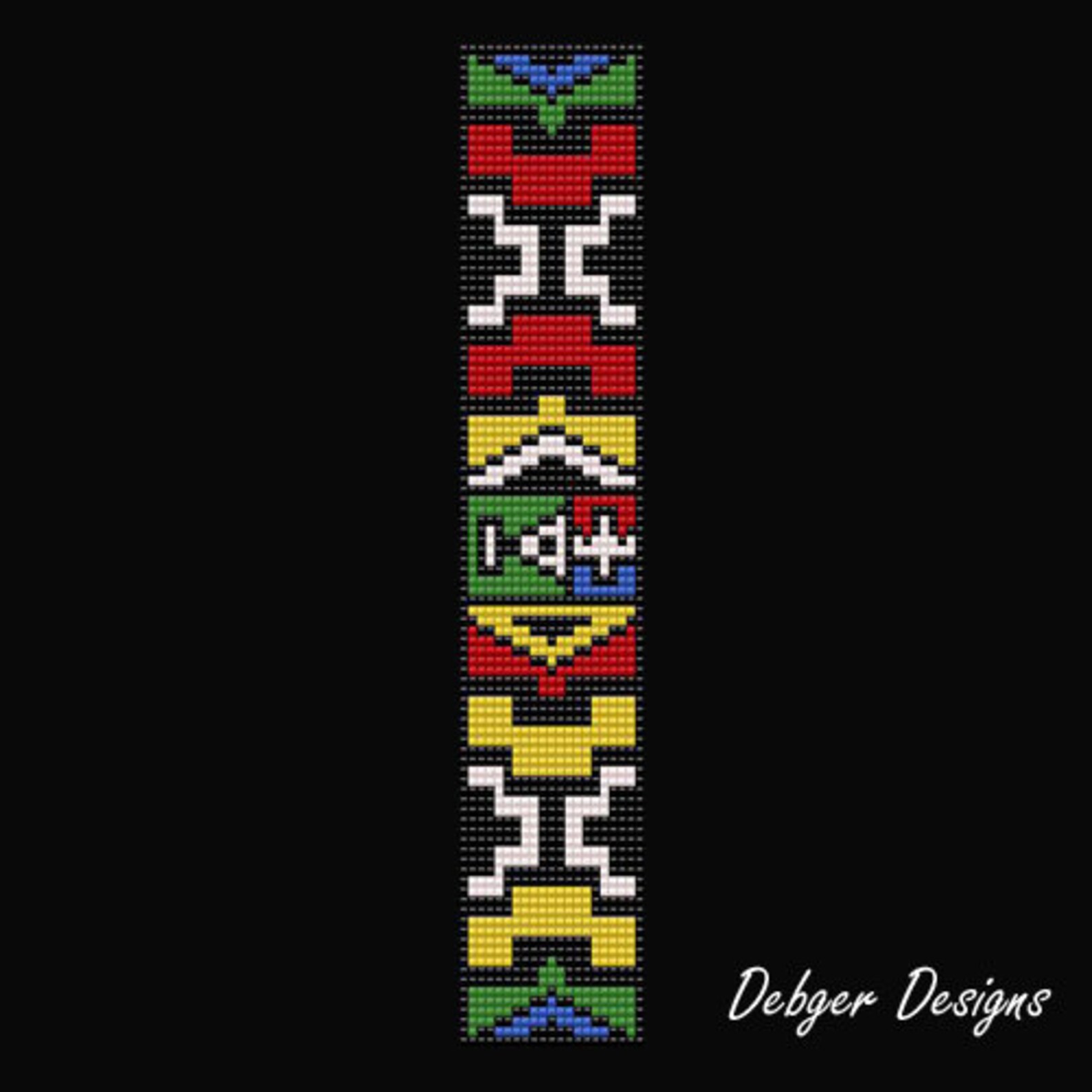 Bead Pattern Loom(bracelet Cuff)-ndebele Pattern - Etsy