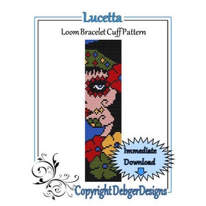Bead Pattern Loom(bracelet Cuff)-lucetta - Etsy