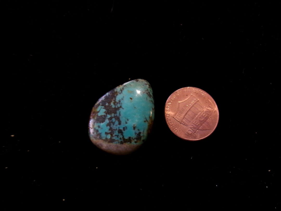 Bisbee Turquoise,32.25 Carats,stabilized Bisbee Turquoise Cabochon - Etsy