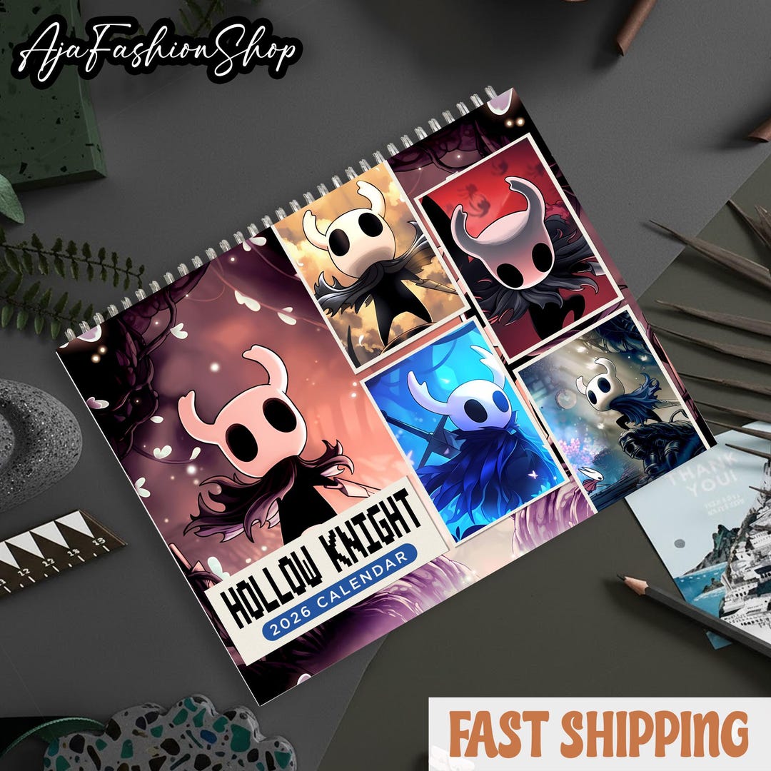 Hollow Knight Wall Calendar 2026, Hollow Knight Poster, Gaming Wall ...