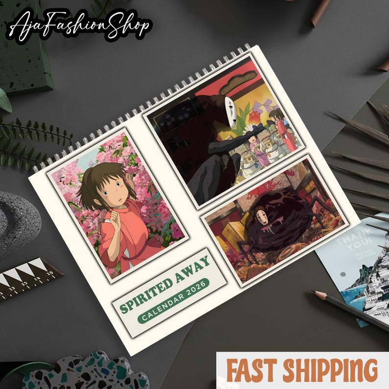 Fantasy Anime Calendar 2026, Japanese Animation-inspired Wall Art ...