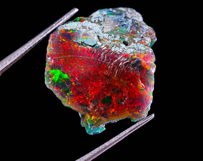 Ethiopian Black Opal Rough, 18.00 Cts., Ethiopian Opal Gemstone Rough ...
