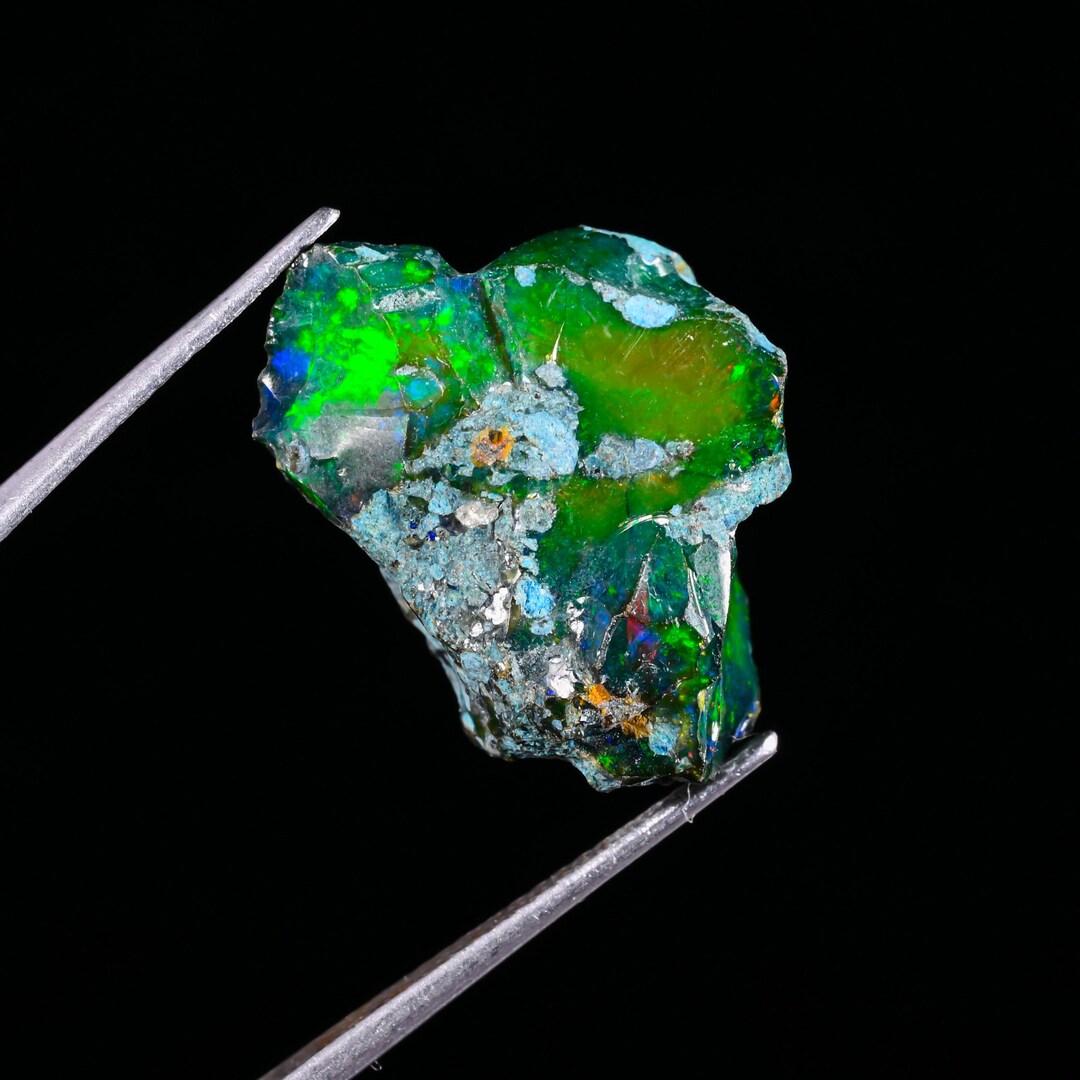 Dry Ethiopian Opal Raw, Welo Opal Rough for Jewelry Making & Cabochons ...