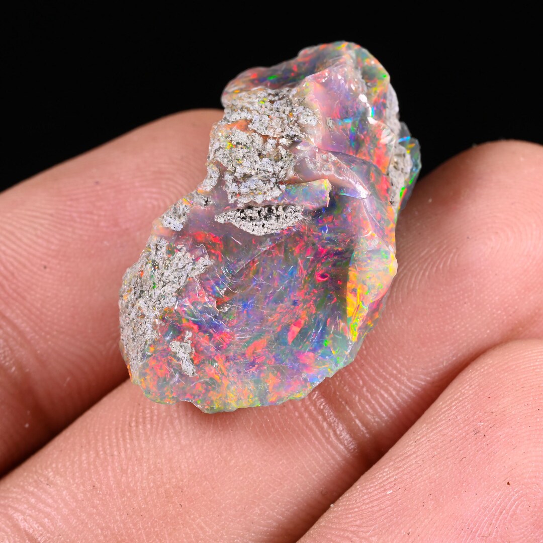 Fire Opal Rough, Ethiopian Multi Fire Opal Raw Cut Grades Rough, Opal ...