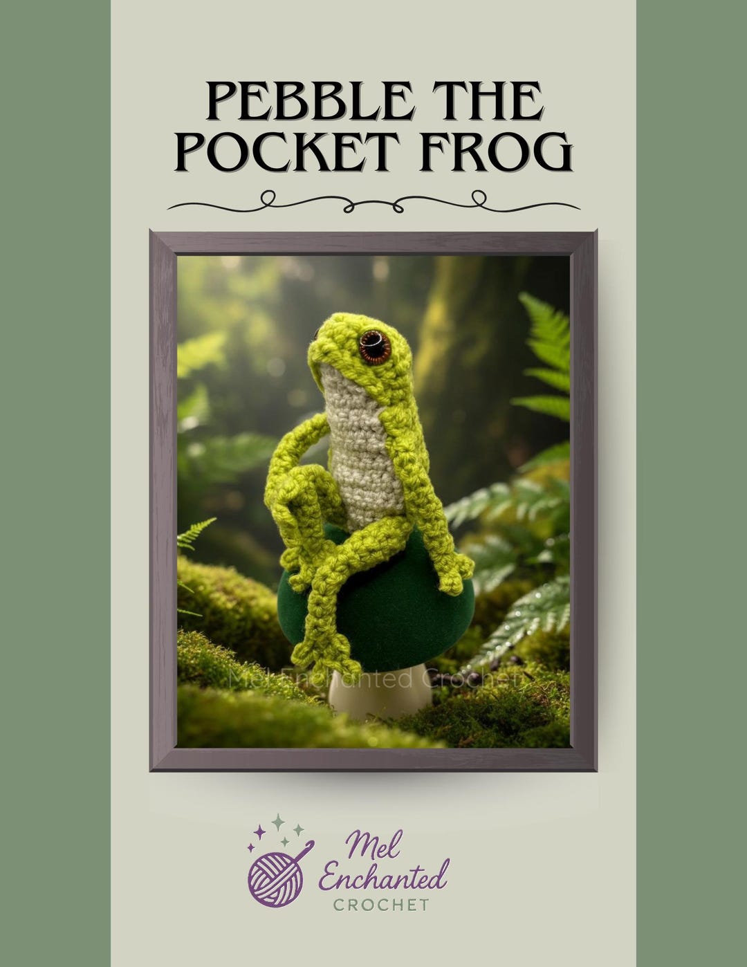 Pebble the Pocket Frog Crochet Pattern by Mel Enchanted Crochet ...