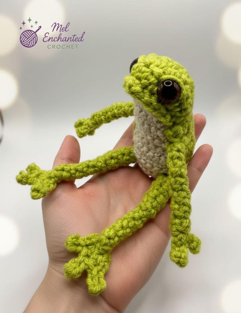 Pebble the Pocket Frog Crochet Pattern by Mel Enchanted Crochet ...