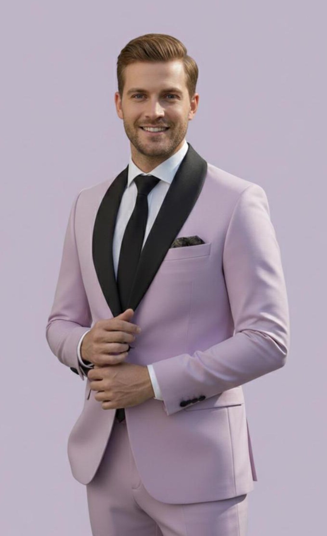 Men’s Pastel Lavender Tuxedo – Luxury Groom, Prom & Event Outfit - Etsy