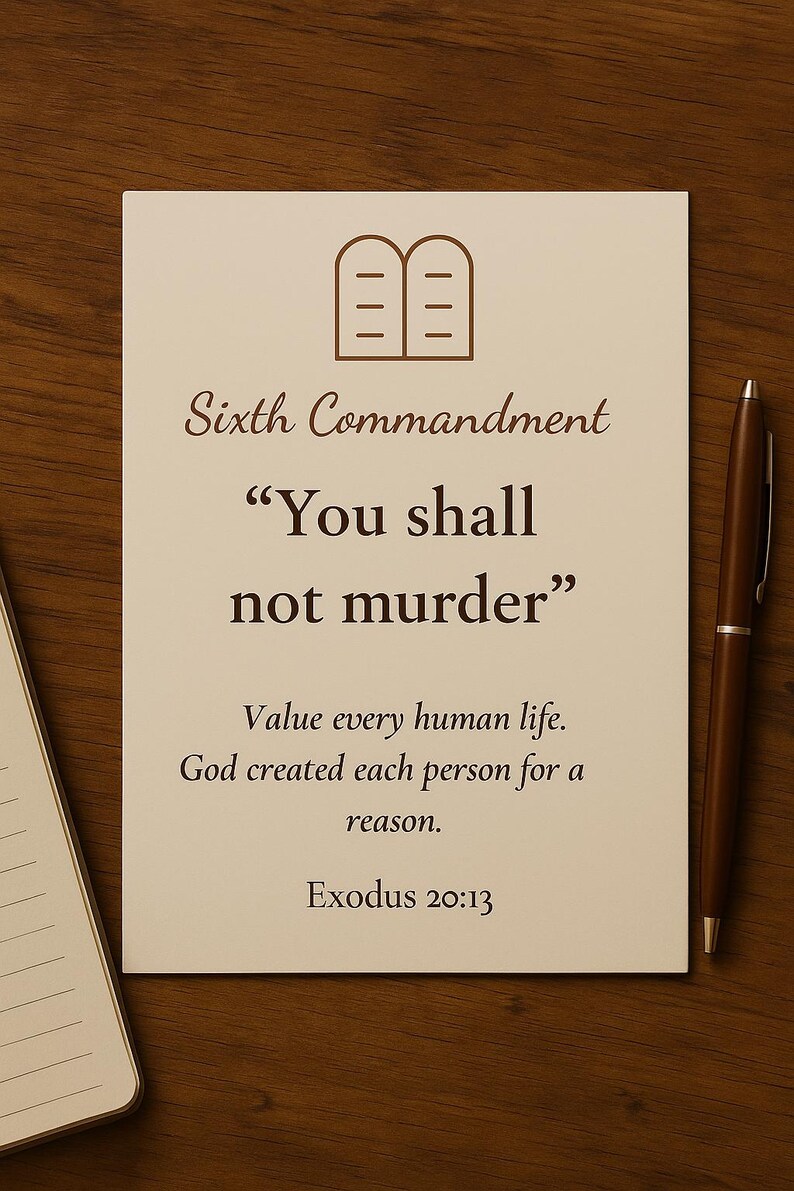 Ten Commandments, Bible Activity Pack, Armor of God, Printed Scriptur ...