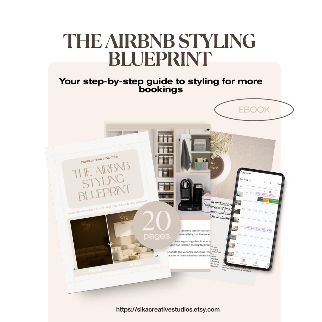 Airbnb Styling Blueprint: Interior Design Ebook for Short-term Rentals ...
