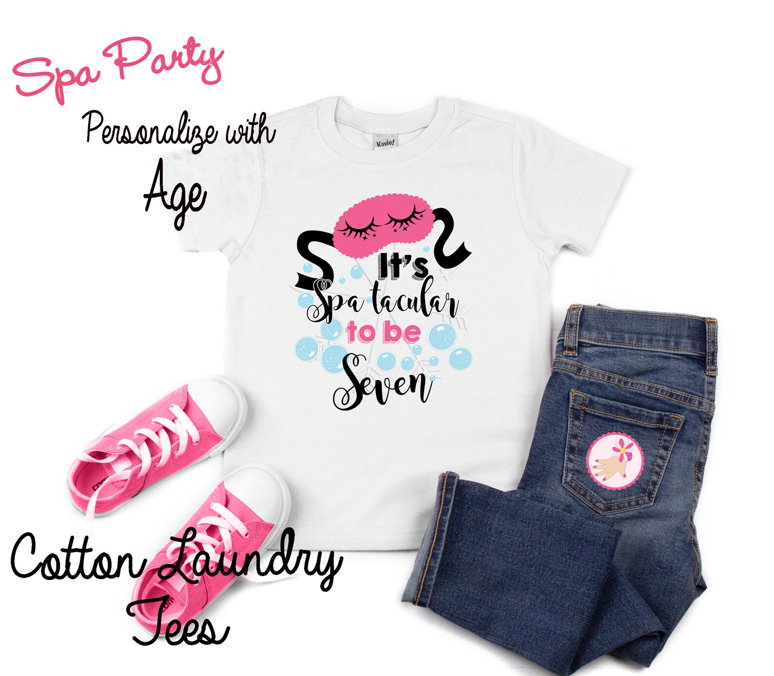 Spa Day Birthday Spa Theme Spa Theme Birthday Tee | Etsy