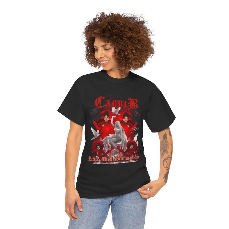 Cardi B Little Miss Drama Tour 2026 PNG Design: Ready to Print (digital ...