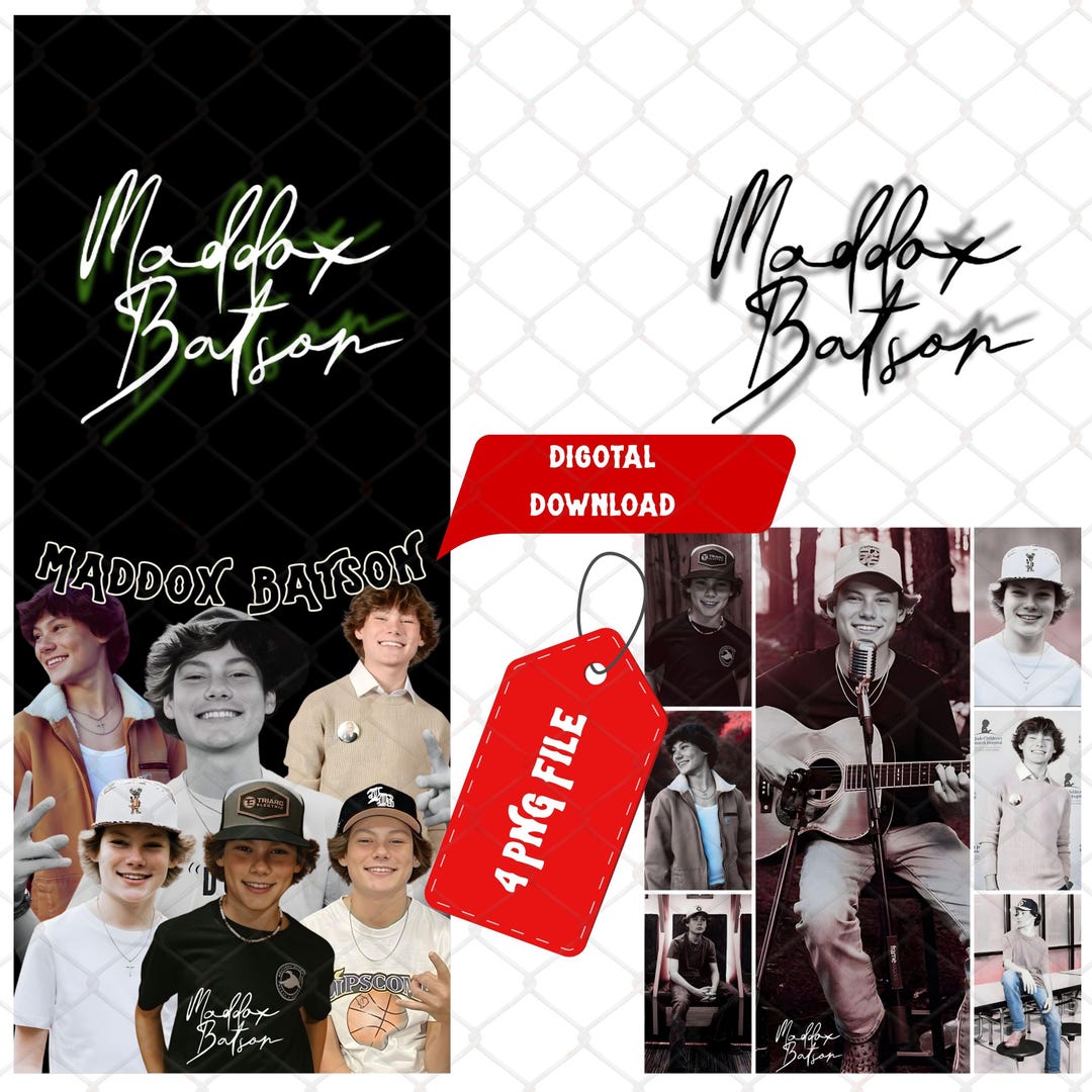 Maddox Batson PNG File: T-shirt Print Ready (digital Download) - Etsy