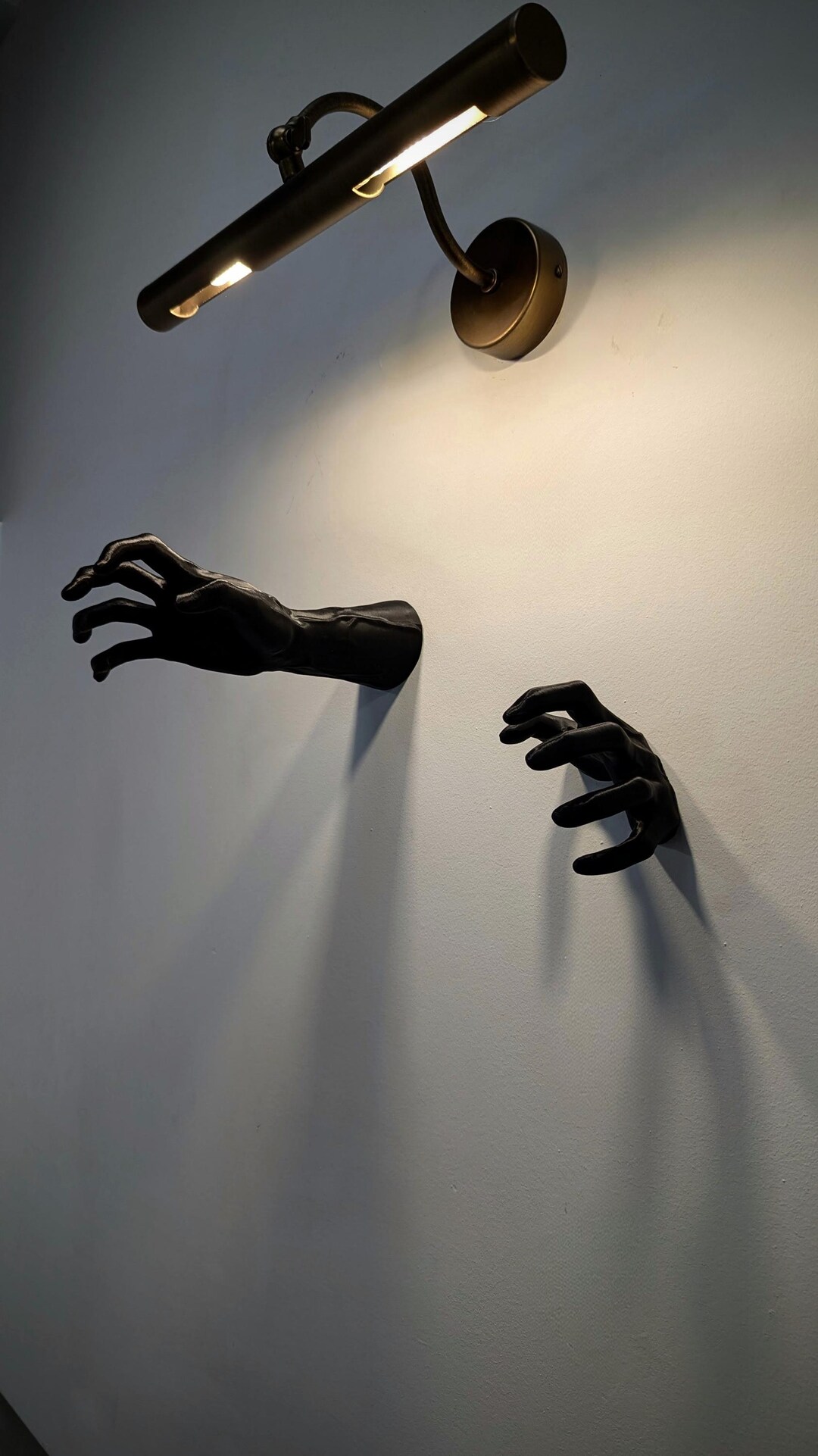 Gothic Black Grasping Hands Wall Sculpture, Macabre Home Decor Set - Etsy